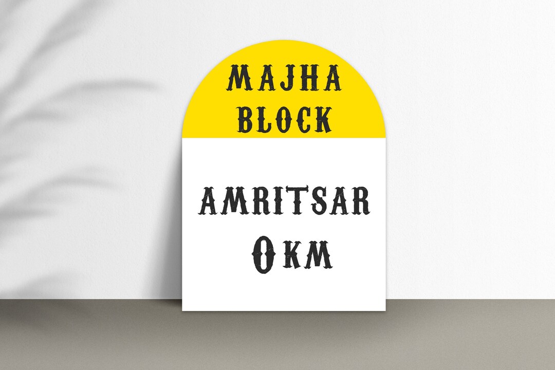 Majha Block | Malwa Block | Punjabi Wedding Signs | Amritsar, Patiala ...