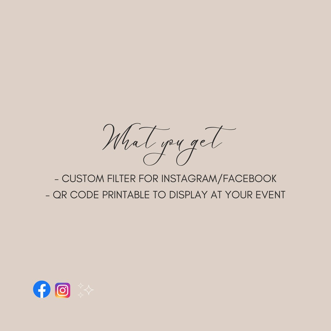 Custom Instagram, Facebook Wedding Filter With Bride and Groom Names ...