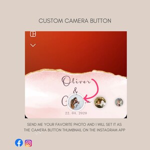 Custom Romantic Instagram, Facebook Wedding, Engagement, Bridal Shower ...
