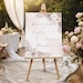 Premium Pink Boho Wedding Reception Sign Elegant Décor Multiple Sizes ...