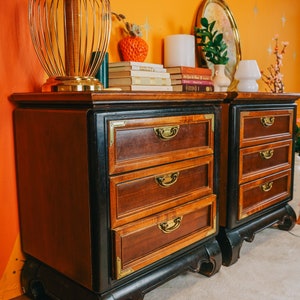 Broyhill Ming Dynasty Nightstand Set - Etsy