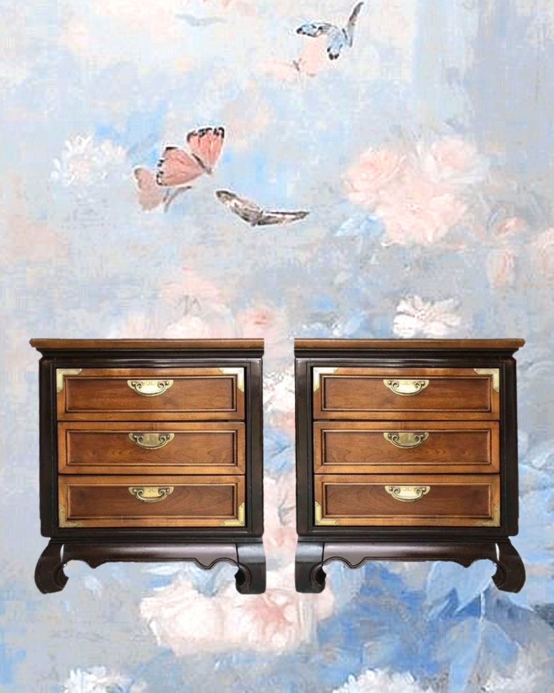 Broyhill Ming Dynasty Nightstand Set - Etsy