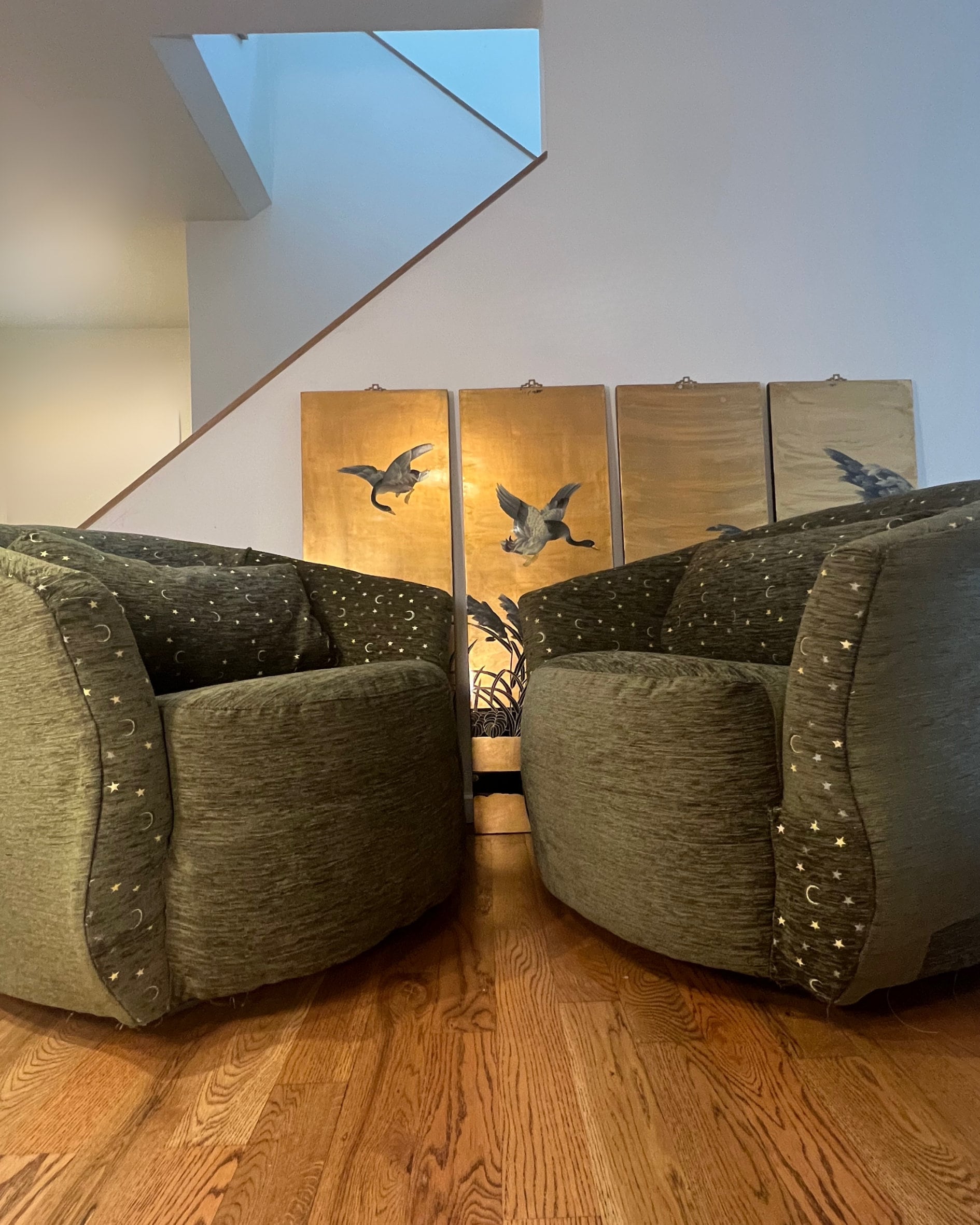 Moon & Stars Swivel Chairs - Etsy