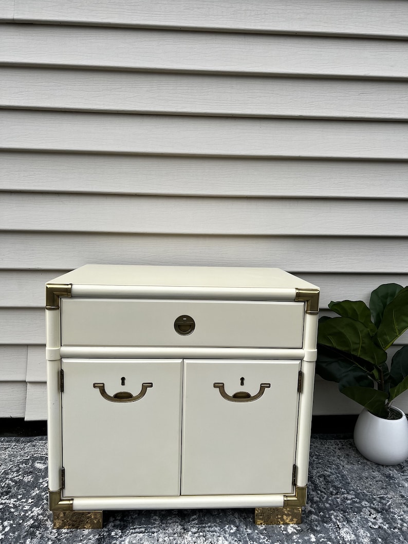 Drexel Campaign Nightstand - Etsy