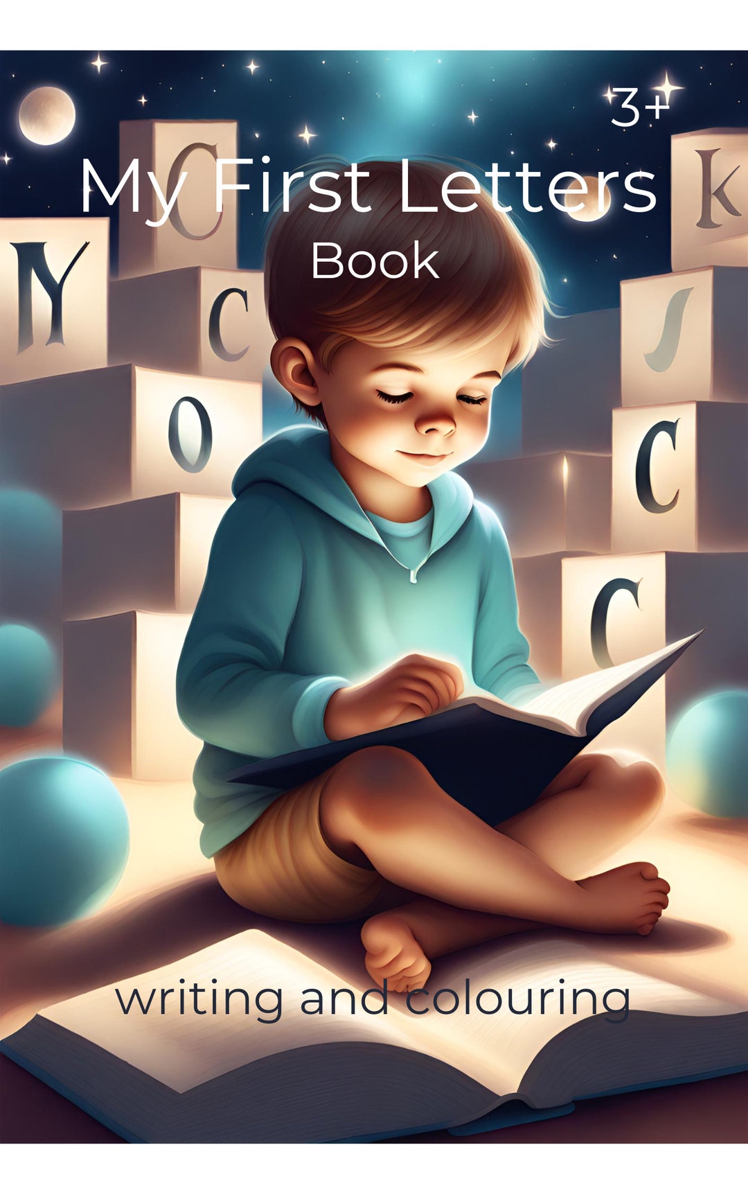 My First Letters Colouring Book for Toddlers 3 Years and up Boys ...