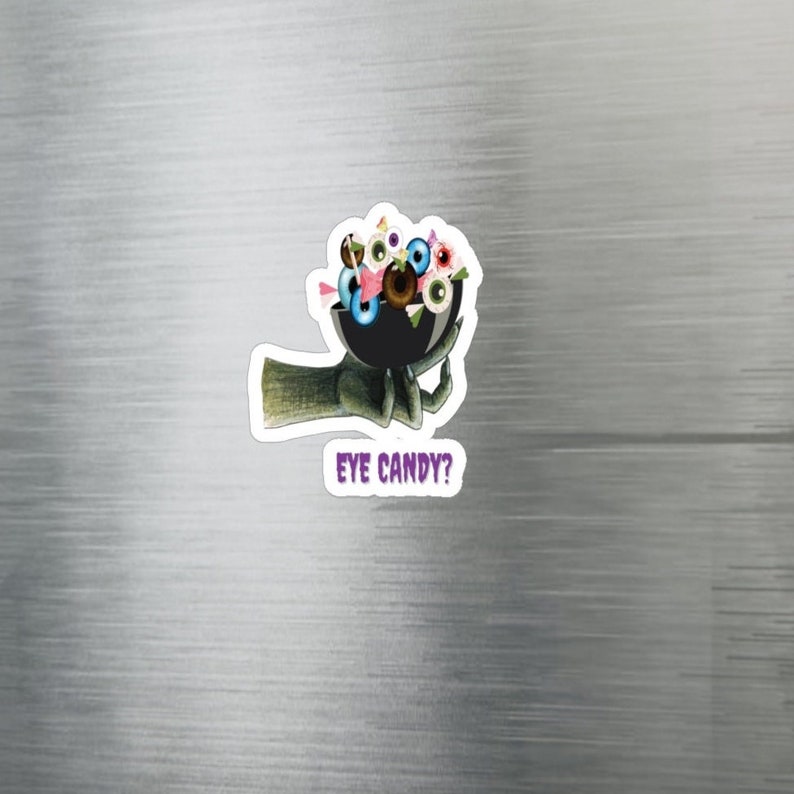 Eye Candy Decal Sticker, Halloween Decal Sticker, Spooky Decal Sticker ...