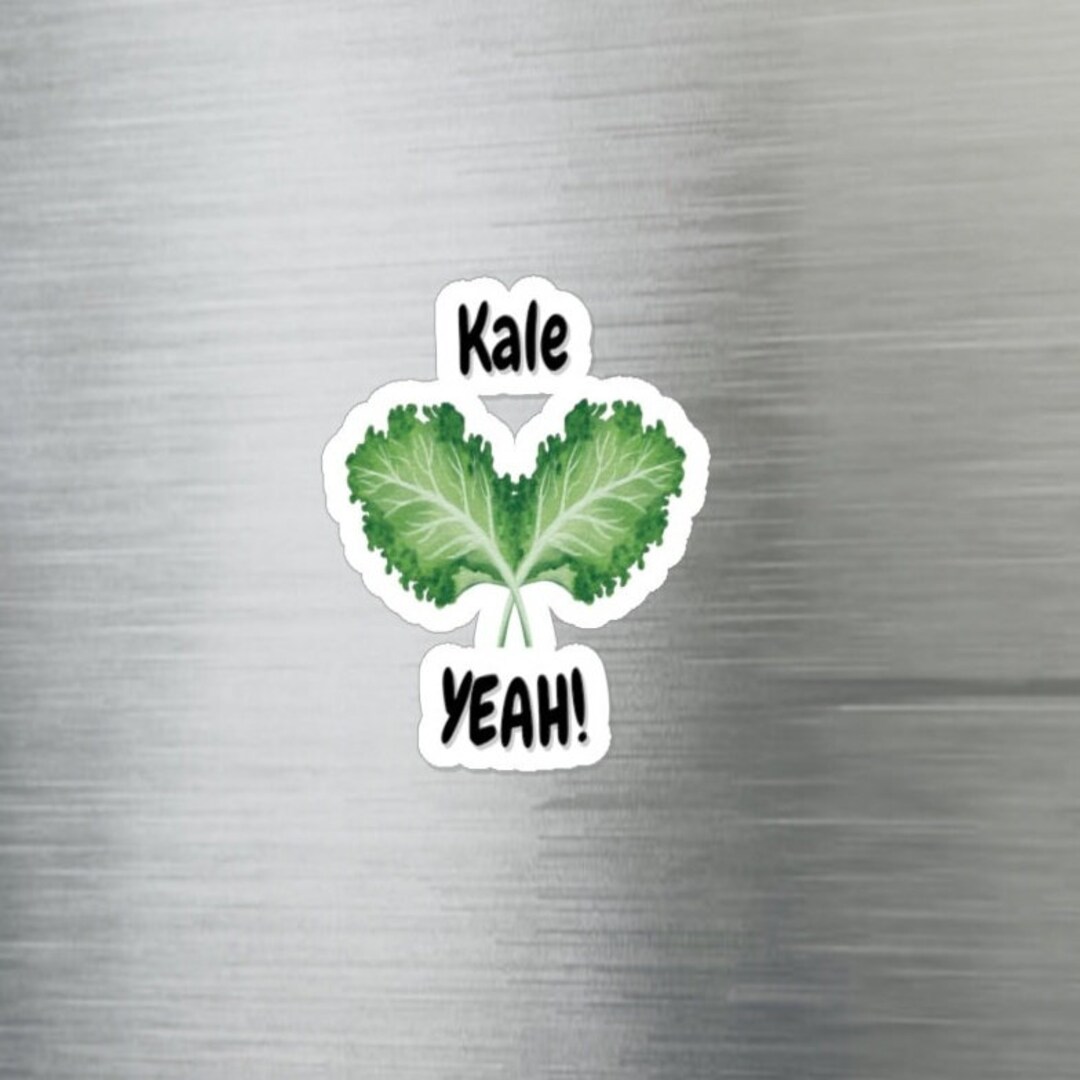 Kale Decal, Kale Yeah Decal Sticker, Vegetable Decal, Garden Decal ...