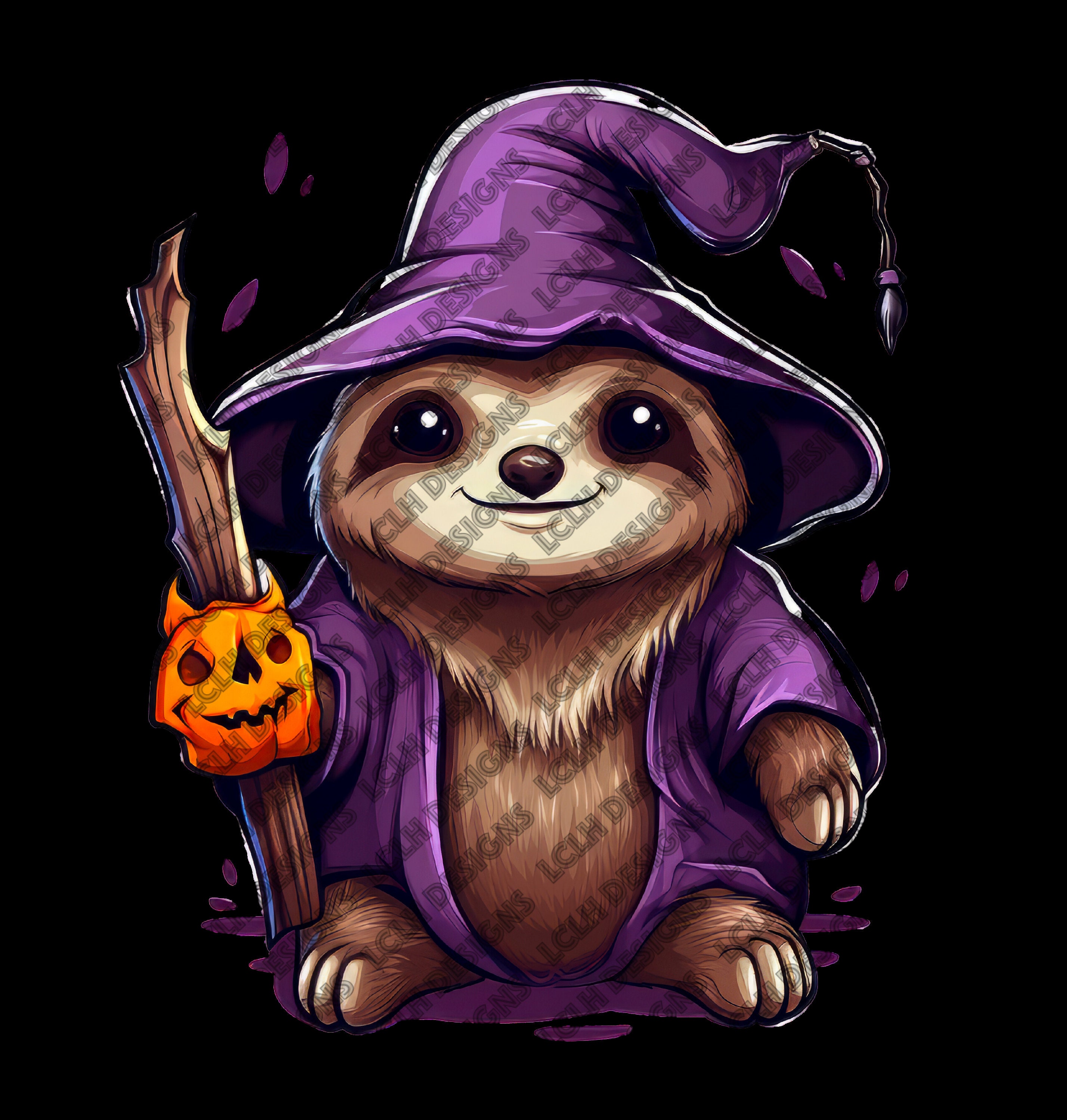 Sloth Witches Mini Pack, 300 DPI, PNG, Mini Bundle, Sloths, Sublimation ...