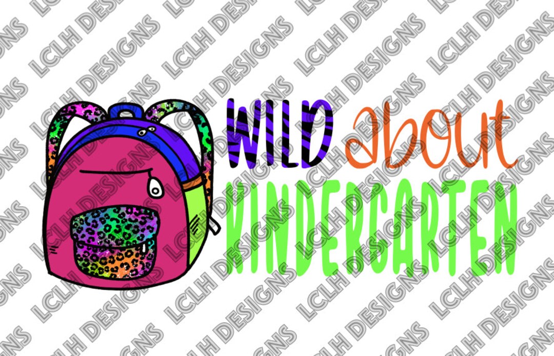 Wild About Kindergarten 2, Rainbow Leopard Backpack, Leopard Print ...