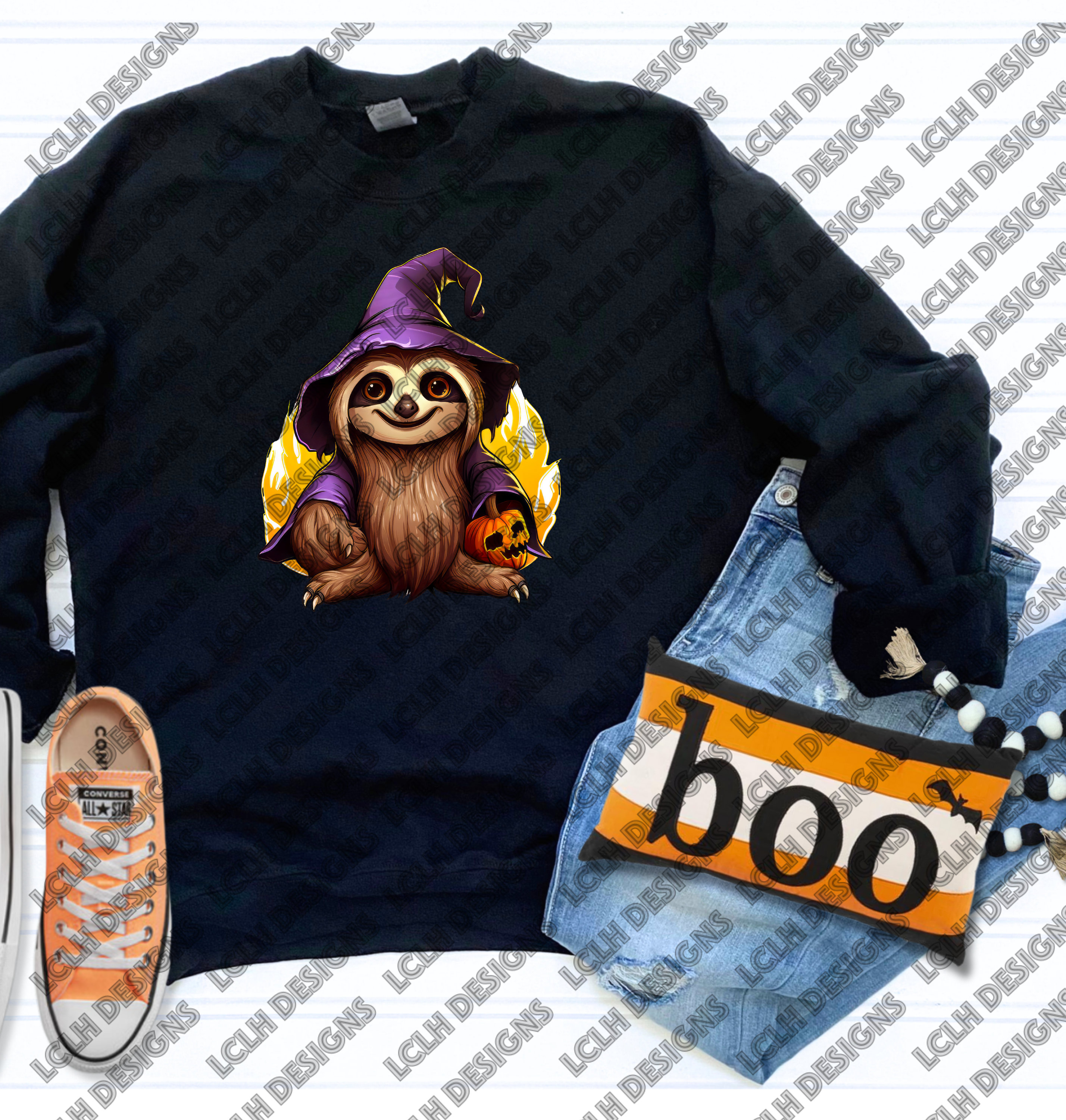 Sloth Witches Mini Pack #2, 300 DPI, PNG, Mini Bundle, Sloths ...