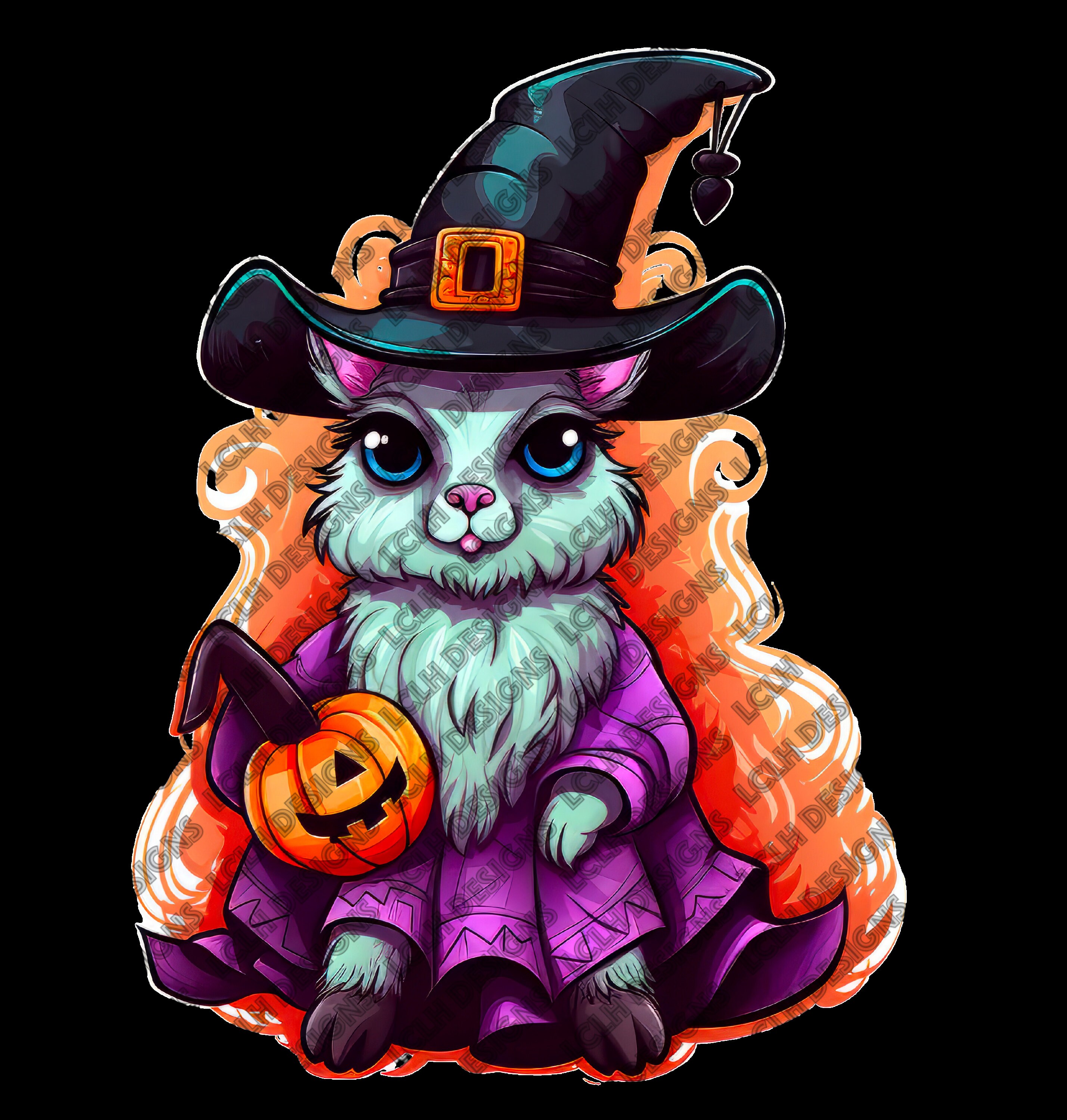 Llama Witches Mini Pack, 300 DPI, PNG, Mini Bundle, Llama, Sublimation ...