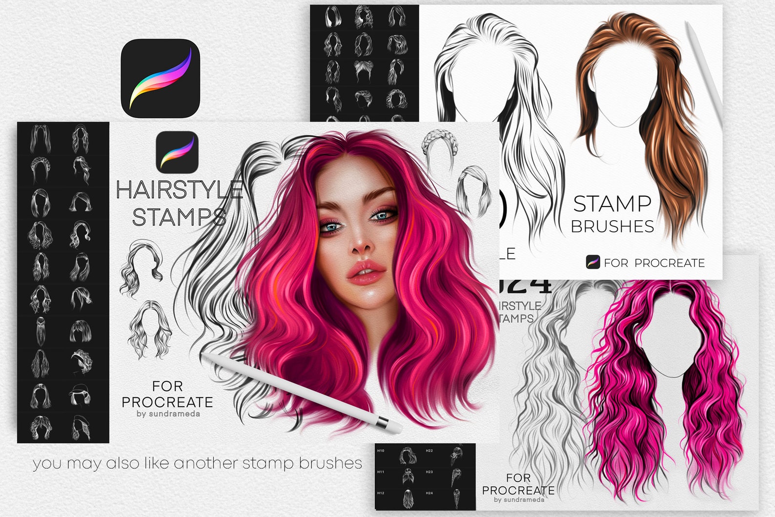 Procreate Plus Size Brushes. Procreate Figure Poses. Procreate Female ...