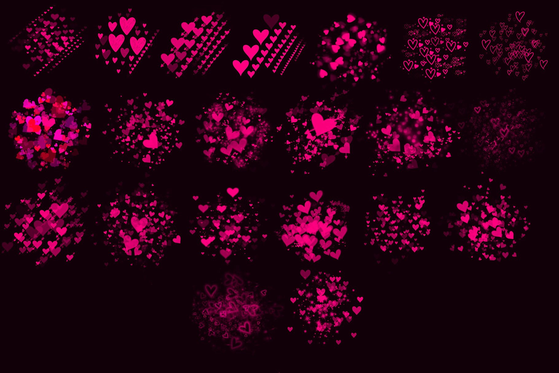 Procreate Valentine's Day Brushes. Procreate Lights. Procreate Love ...