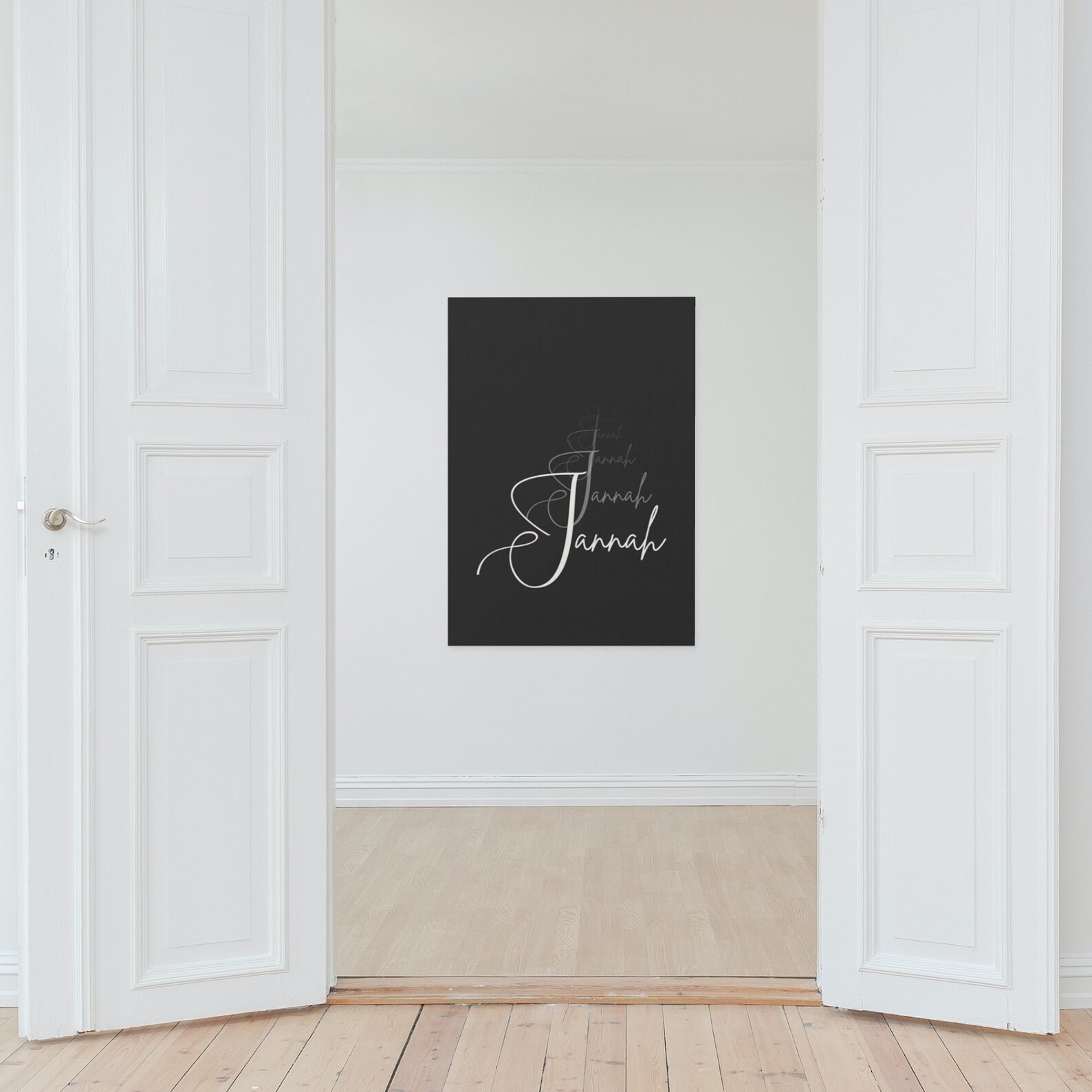 Jannah, Heaven, Black and White Printable Wall Decor, Islamic Wall Art ...