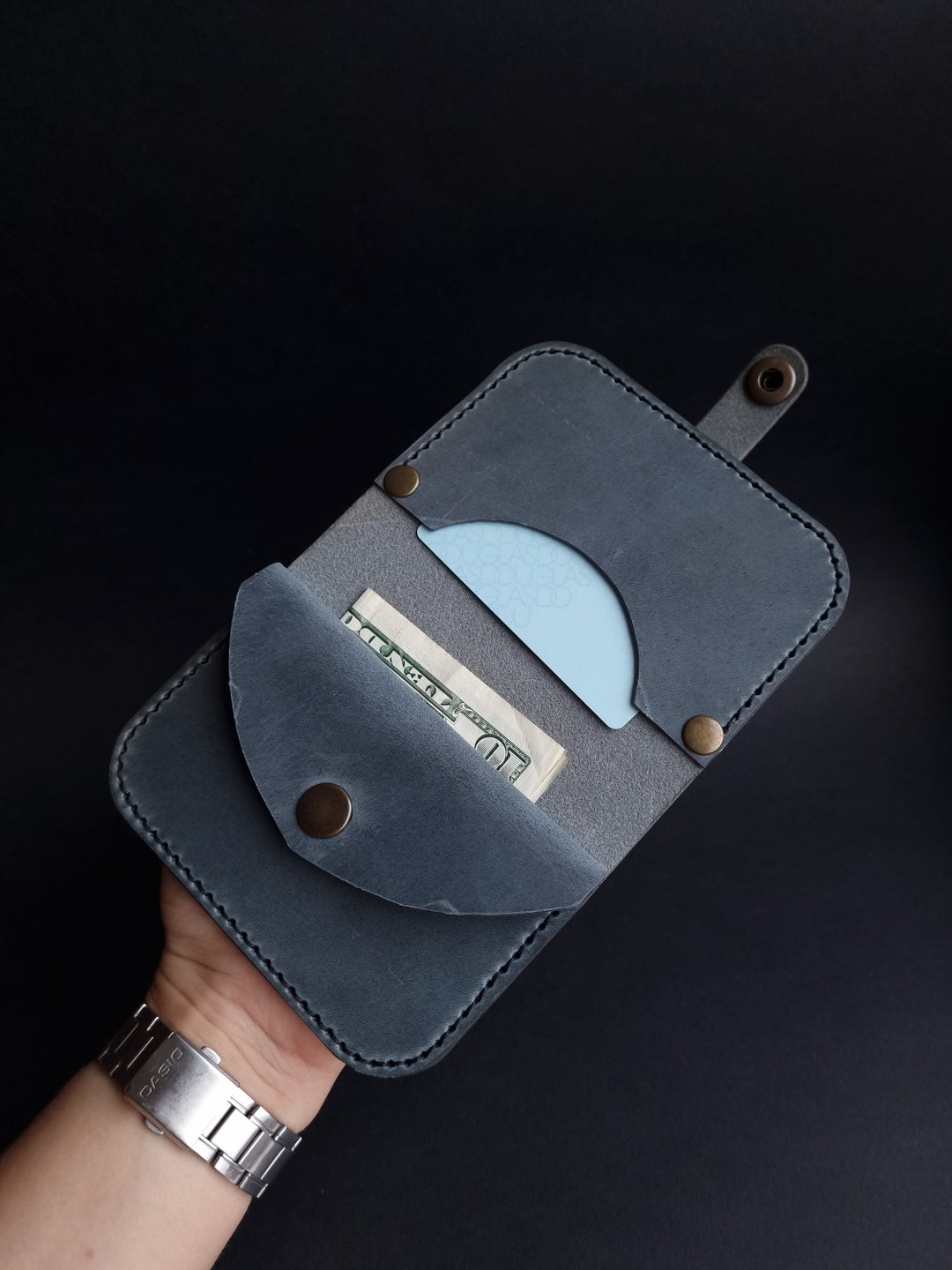 Crazy Horse Wallet Crazy Horse Coin Pouch Unisex Wallet Natural Leather ...