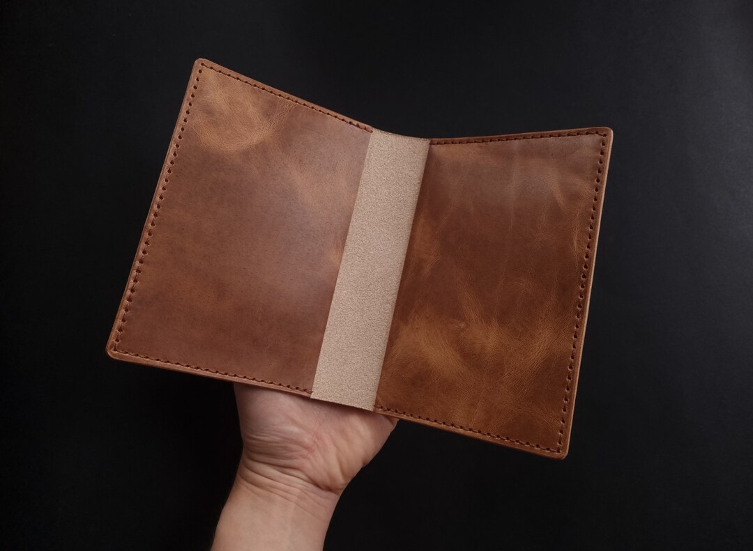 Car's Insurance Case Full Grain Leather Case A6 Car Registration ...