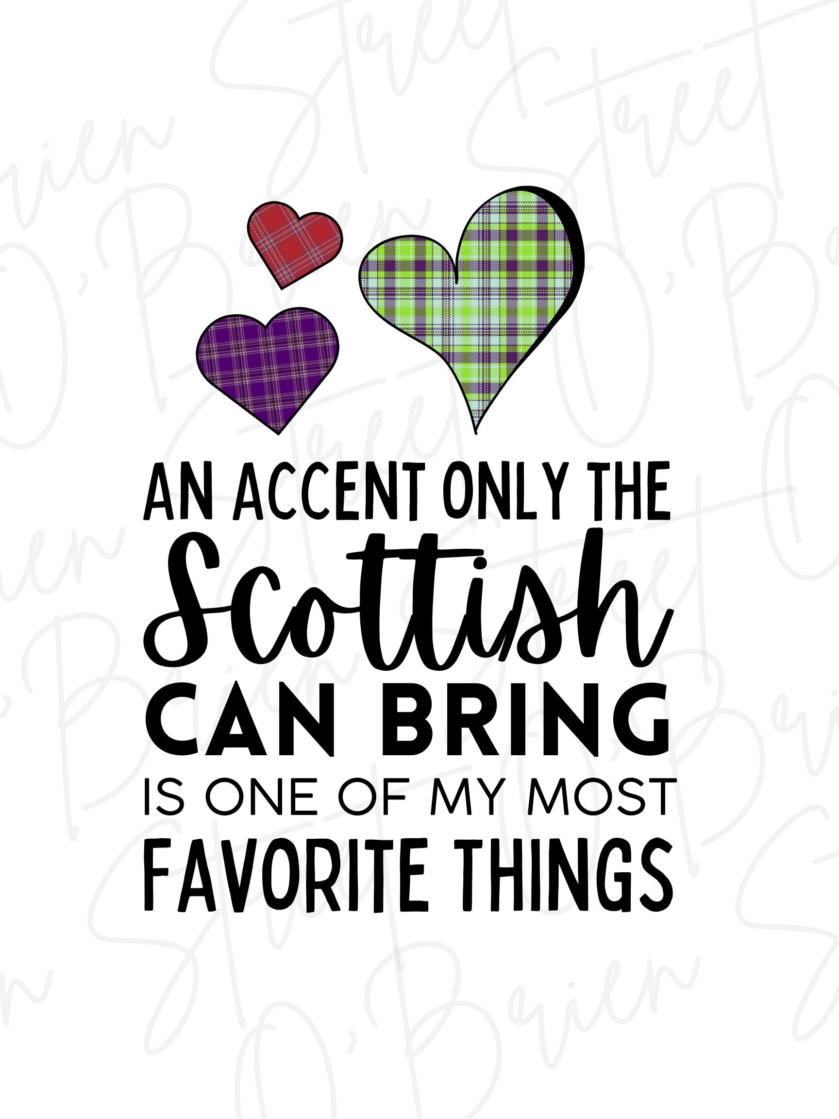 Scottish Accent SVG Scotland SVG Favorite Things Accent - Etsy