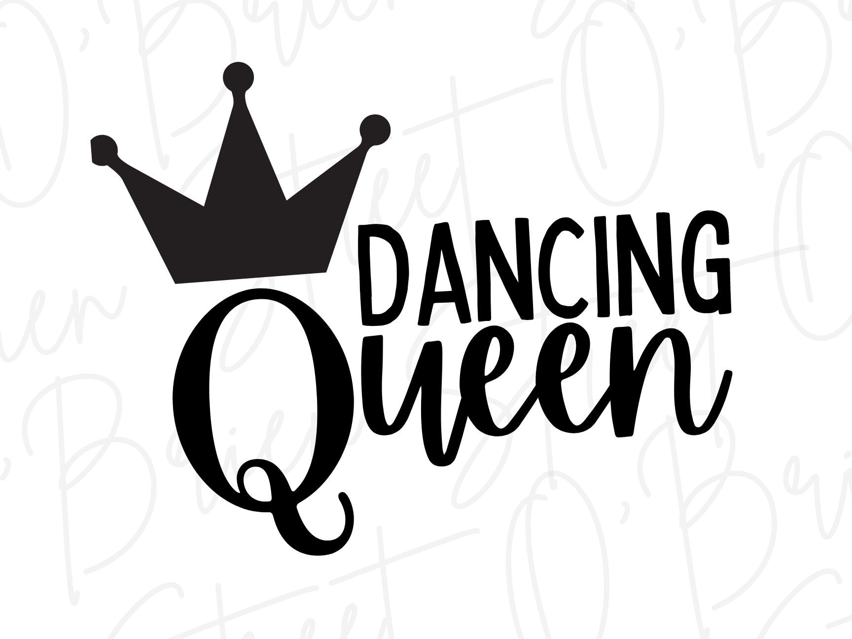 Dancing Queen SVG Dancing Queen Graphic - Etsy