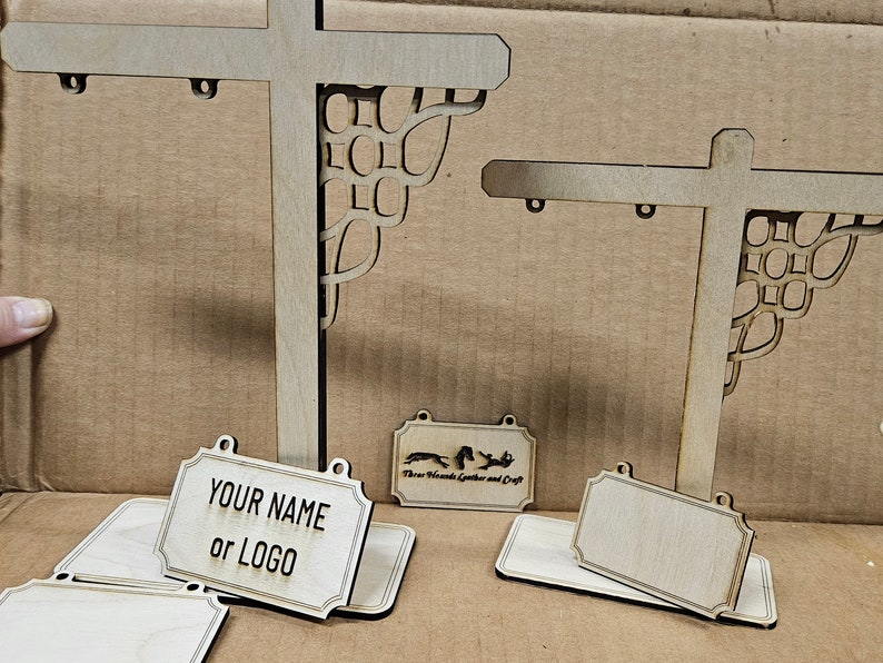 Mini Signpost - Wood - Choice of 6-8-10 Inches, Custom Engraved Sign - Etsy
