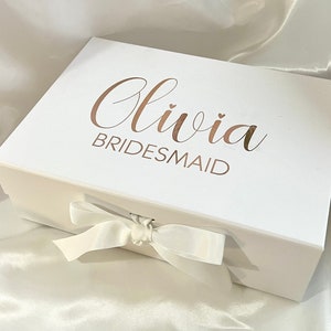 Bridesmaid Proposal Box Luxury Personalised Gift Hamper - Etsy