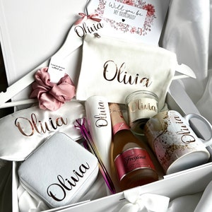 Bridesmaid Proposal Box, Luxury Personalised Gift Hamper, Magnetic Box ...