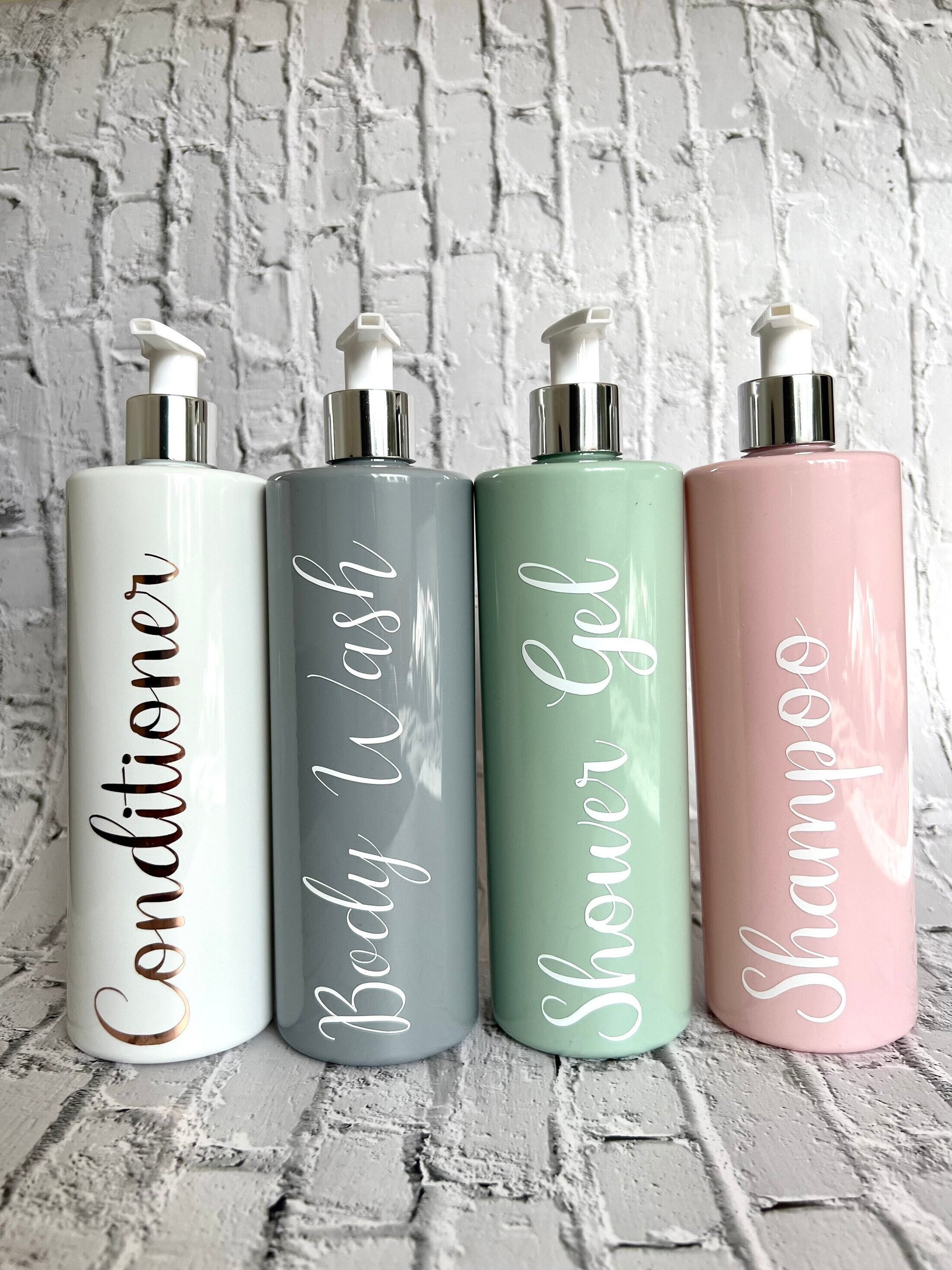 Personalised Reusable Pump Bottles, Refillable Plastic Dispenser, Mrs ...