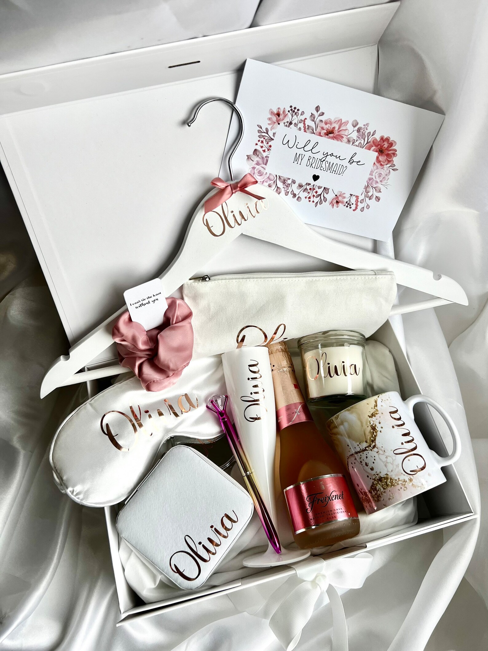 Bridesmaid Proposal Box Luxury Personalised Gift Hamper - Etsy UK