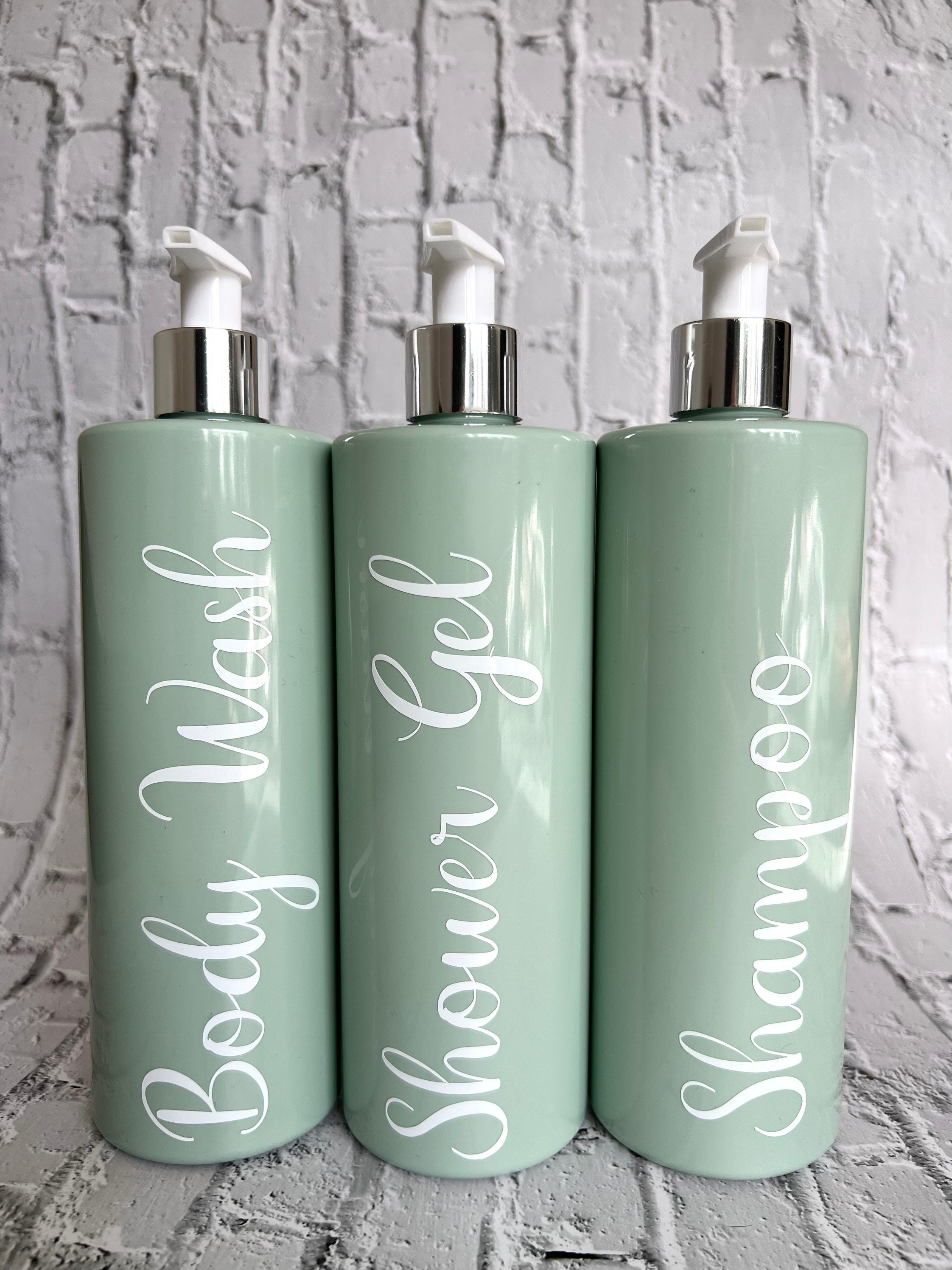 Personalised Reusable Pump Bottles, Refillable Plastic Dispenser, Mrs ...