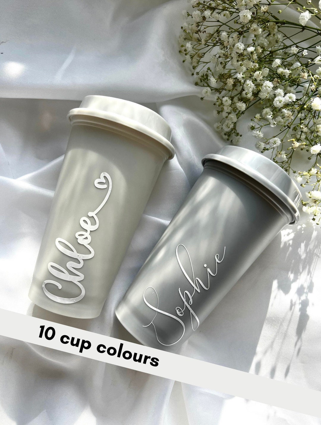 Personalised Coffee Cup, Hot Drink, Reusable Cup, Gift for Her, Custom ...