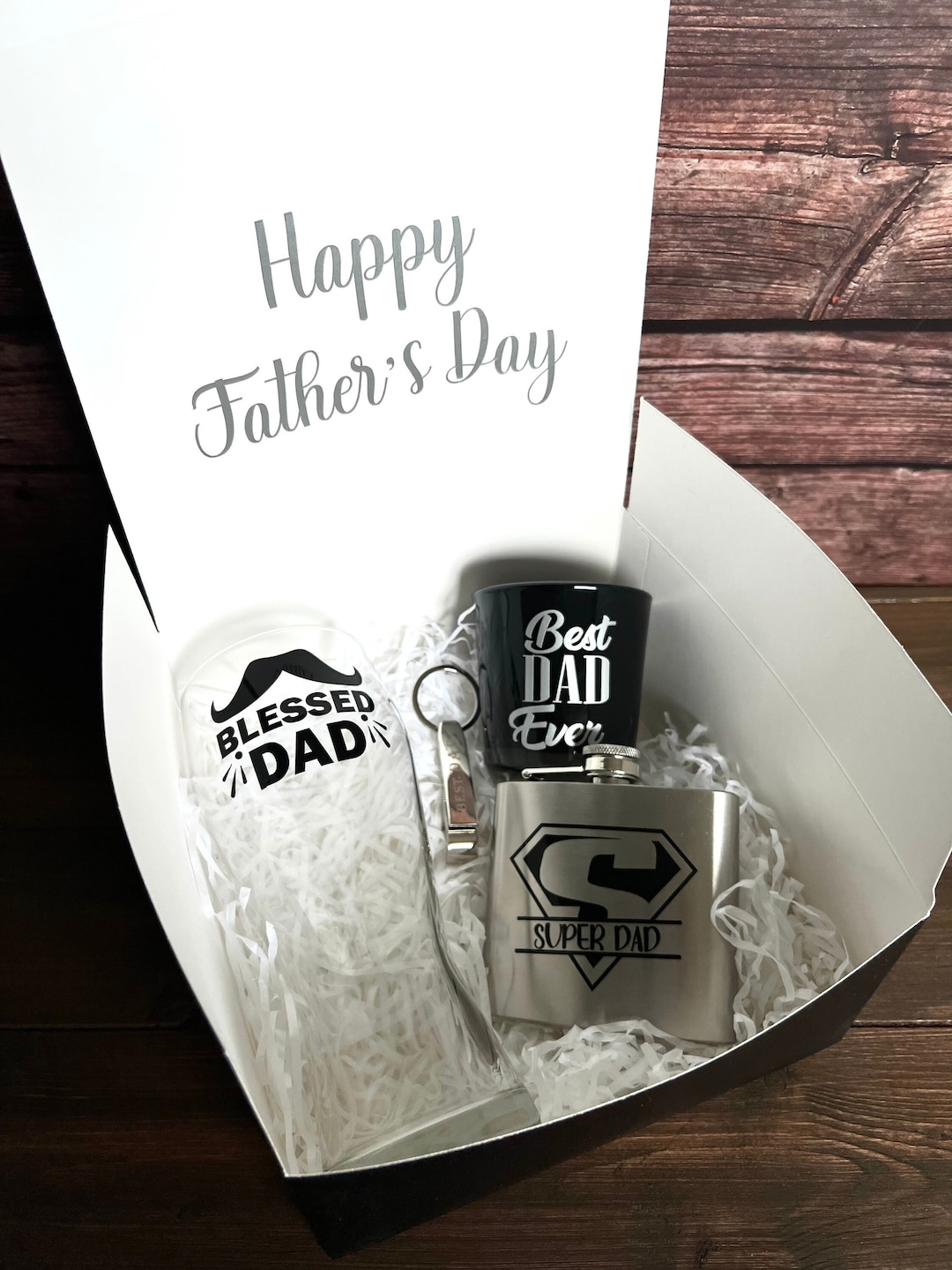 Dad Personalised Hamper Box, Filled Gift Box, Luxury Gift Set ...