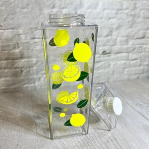 Funky Water Bottle, Iced Coffee Bottle, Travel Bottle, 500ml Smoothie ...