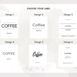 Tea Sugar Coffee, Set of 3 Glass Jars, Canister With Bamboo Lid ...