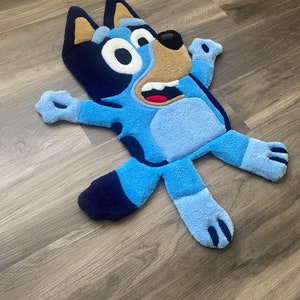 M.T.O Bluey Custom Tufted Rug - Etsy