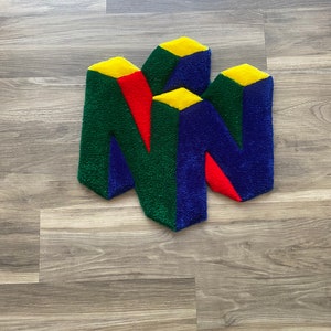 M.T.O Nintendo Logo Custom Tufted Rug - Etsy