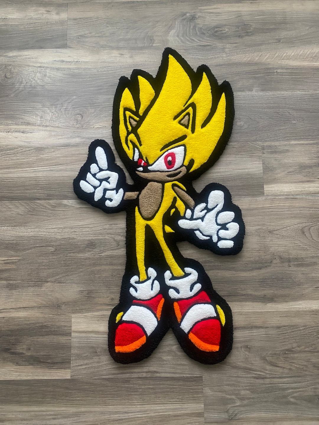 Super Sonic Custom Tufted Rug - Etsy