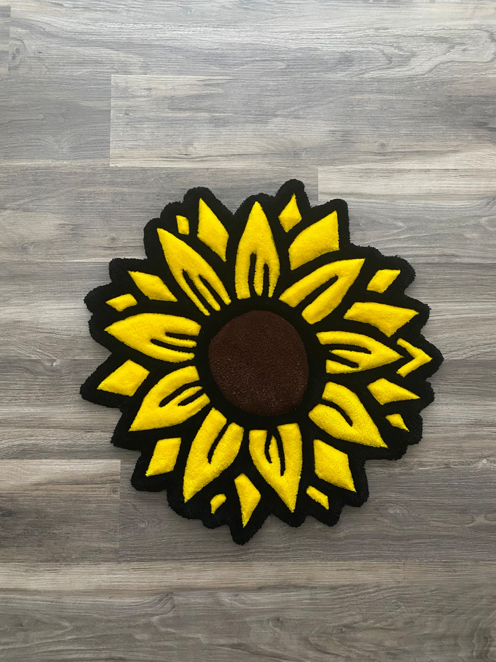 Sunflower Custom Tufted Rug - Etsy