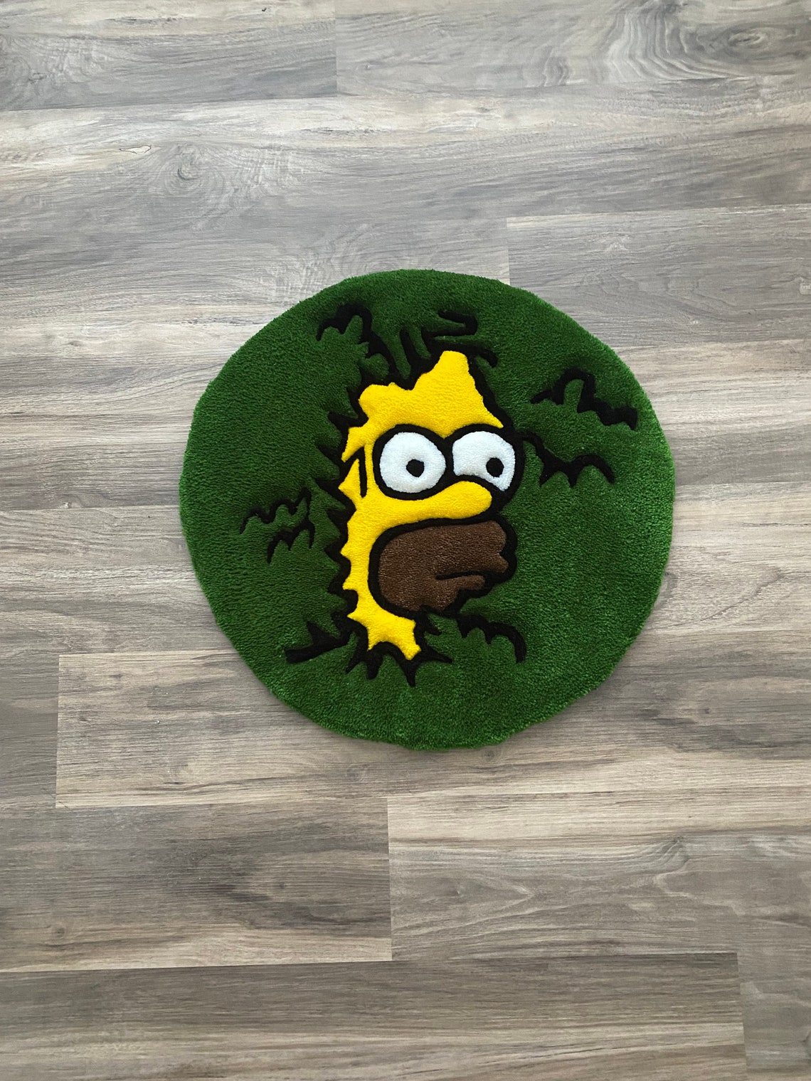 M.T.O Bush Homer Simpson Custom Tufted Rug - Etsy