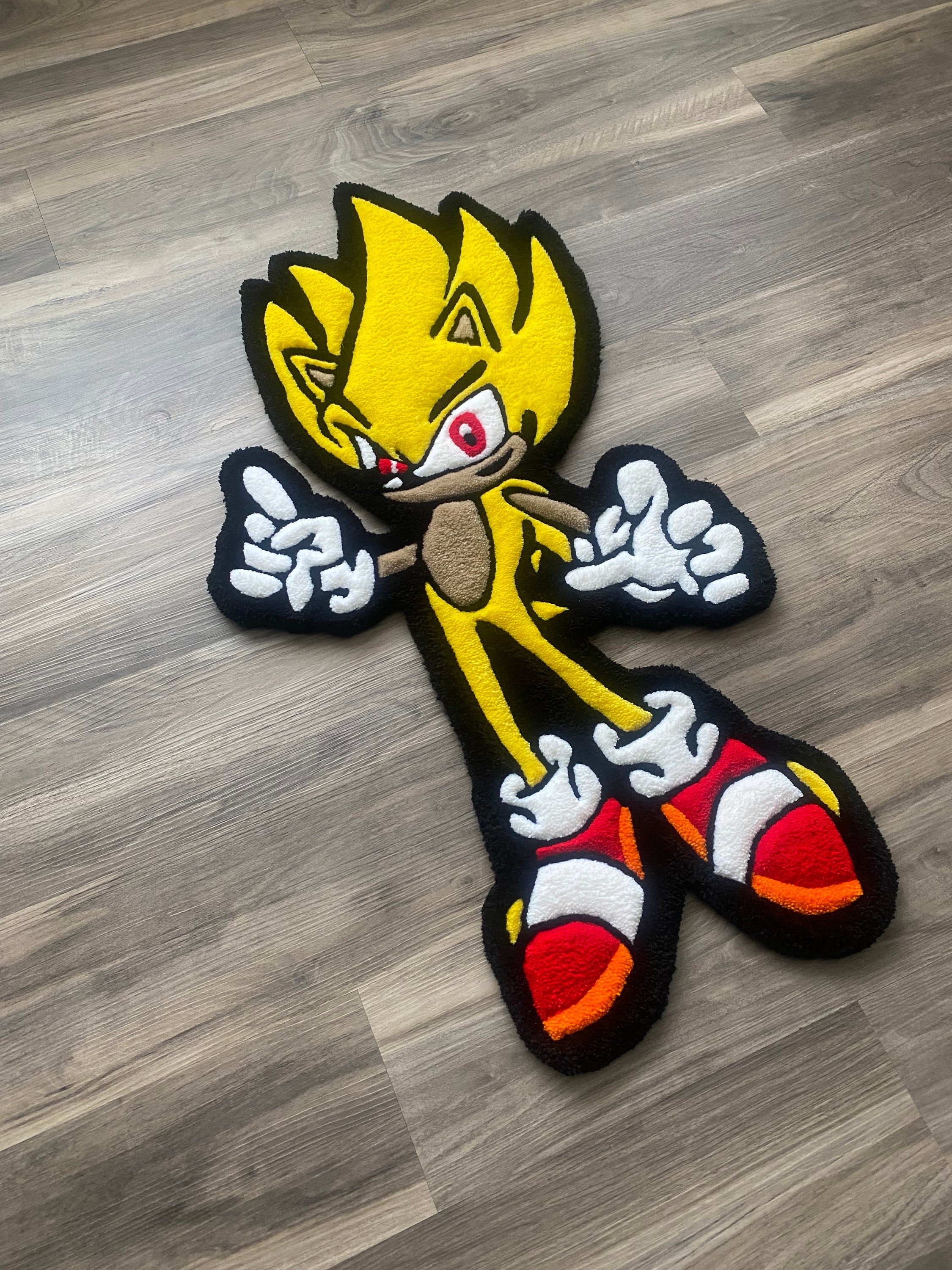 Super Sonic Custom Tufted Rug - Etsy