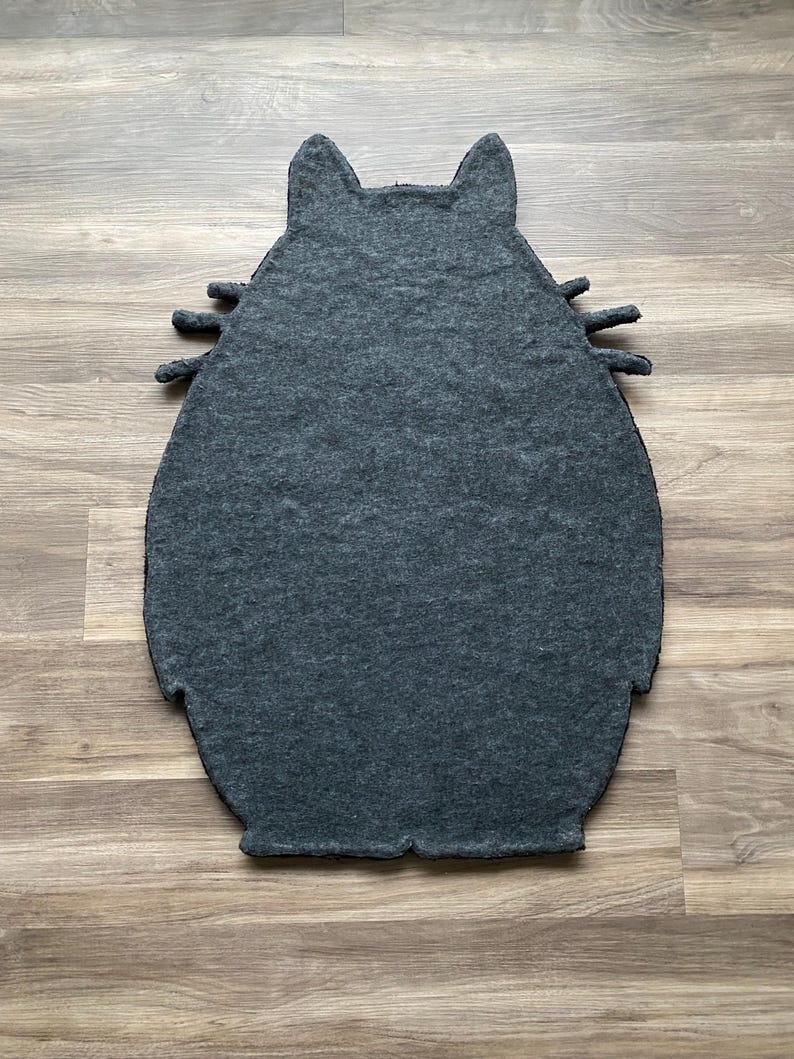 Totoro Custom Tufted Rug - Etsy