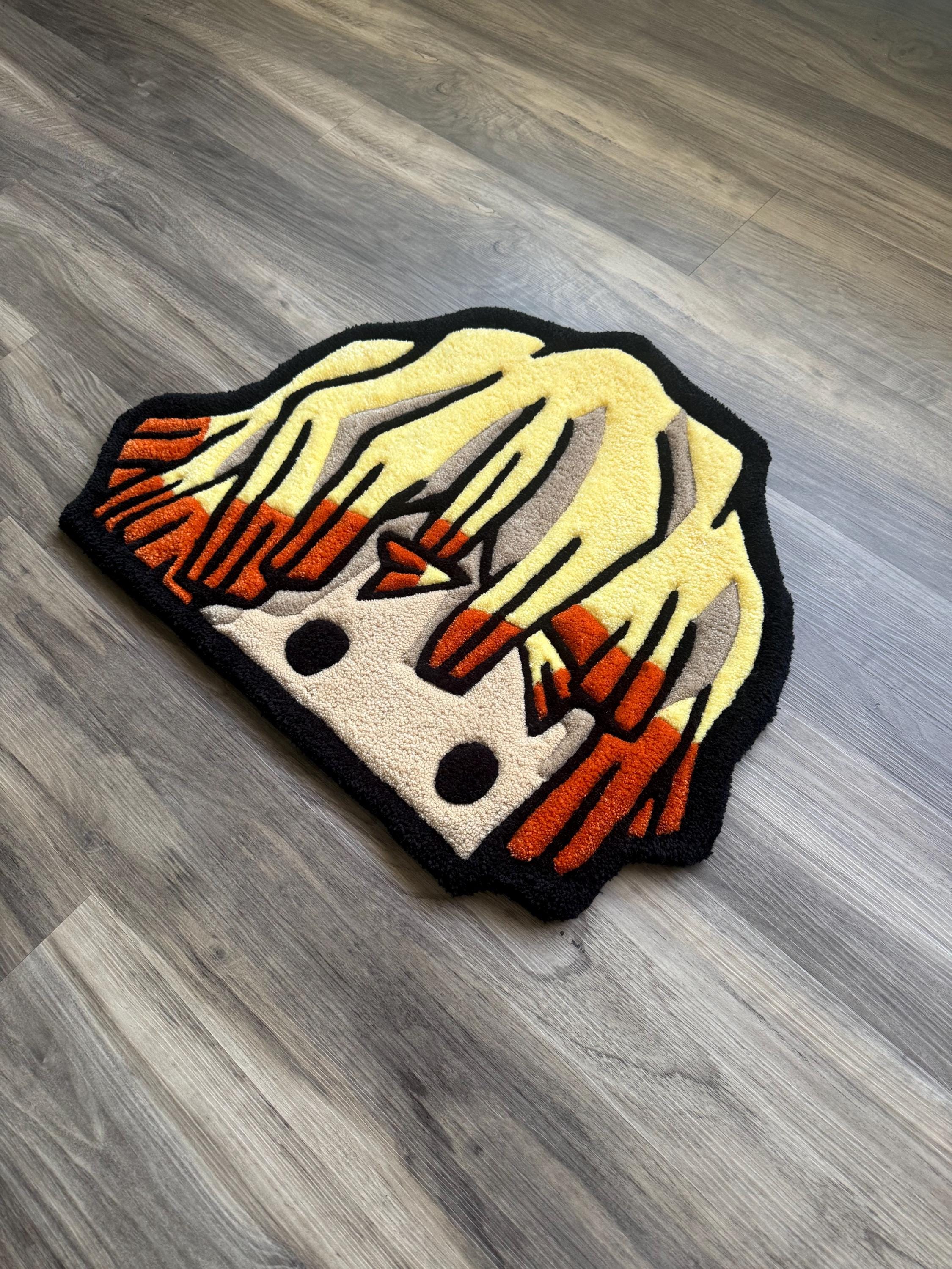 Demon Slayer Zenitsu Peeker Custom Tufted Rug - Etsy