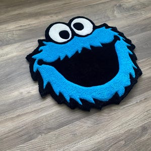 Cookie Monster Custom Tufted Rug - Etsy