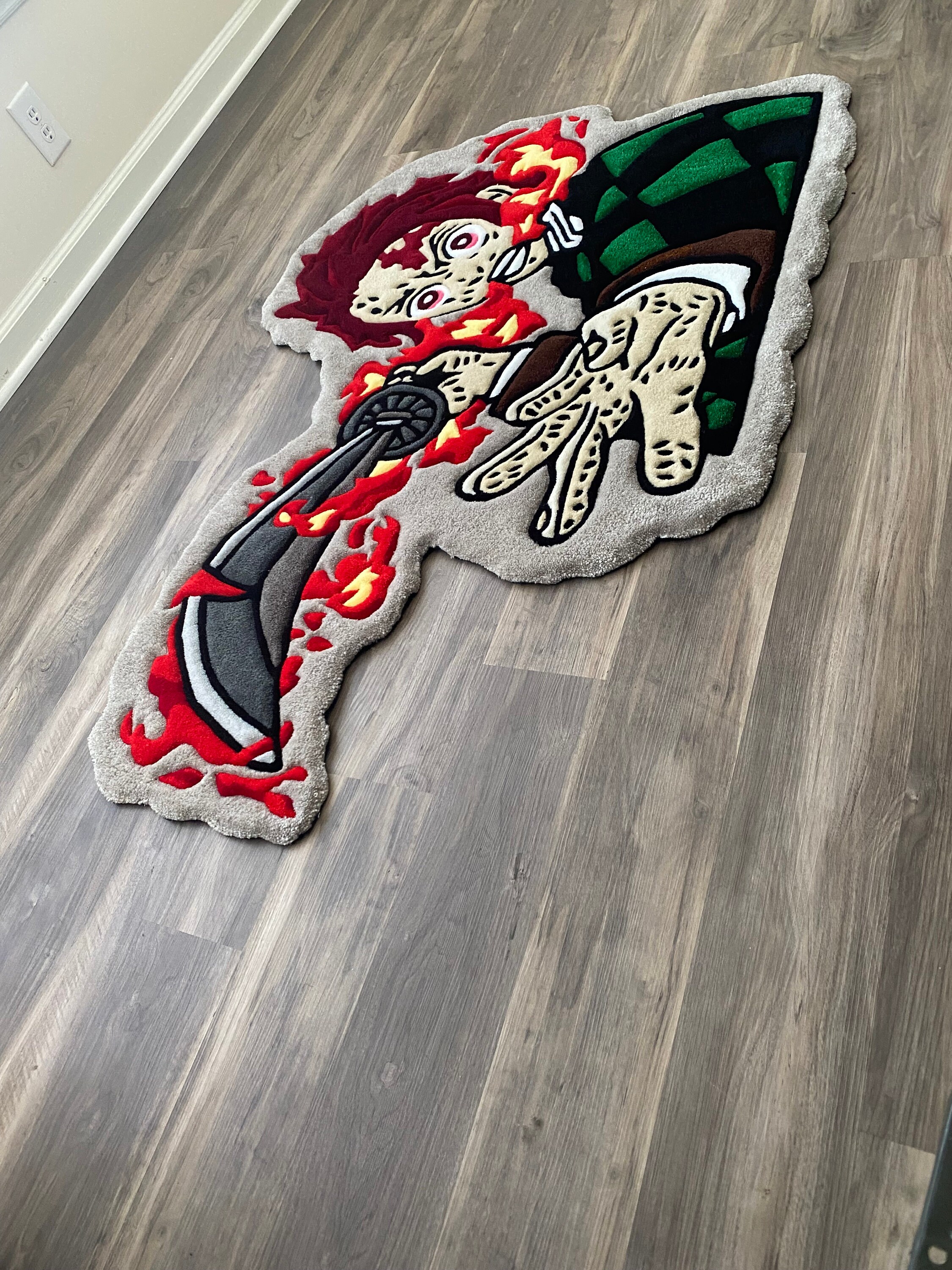 Flame Tanji Custom Tufted Rug - Etsy