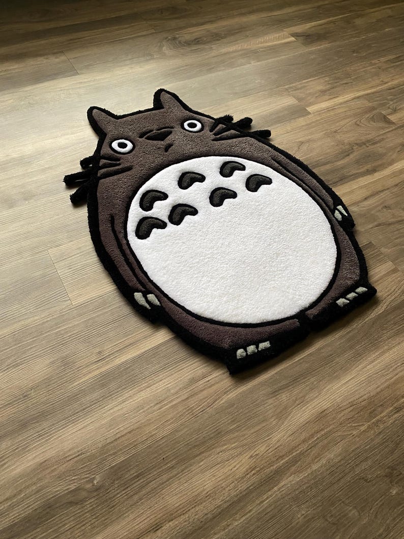 Totoro Custom Tufted Rug - Etsy