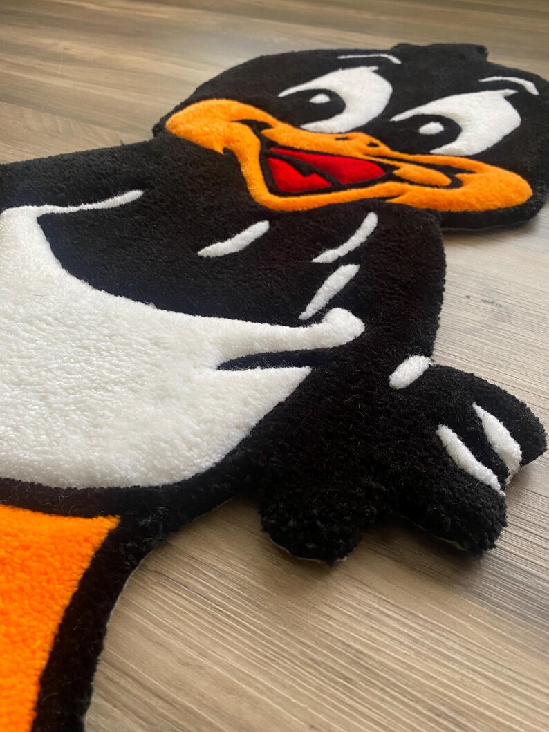 Baby Daffy Duck Custom Tufted Rug - Etsy