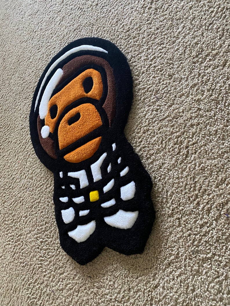 M.T.O Astronaut Baby Milo Custom Tufted Rug - Etsy