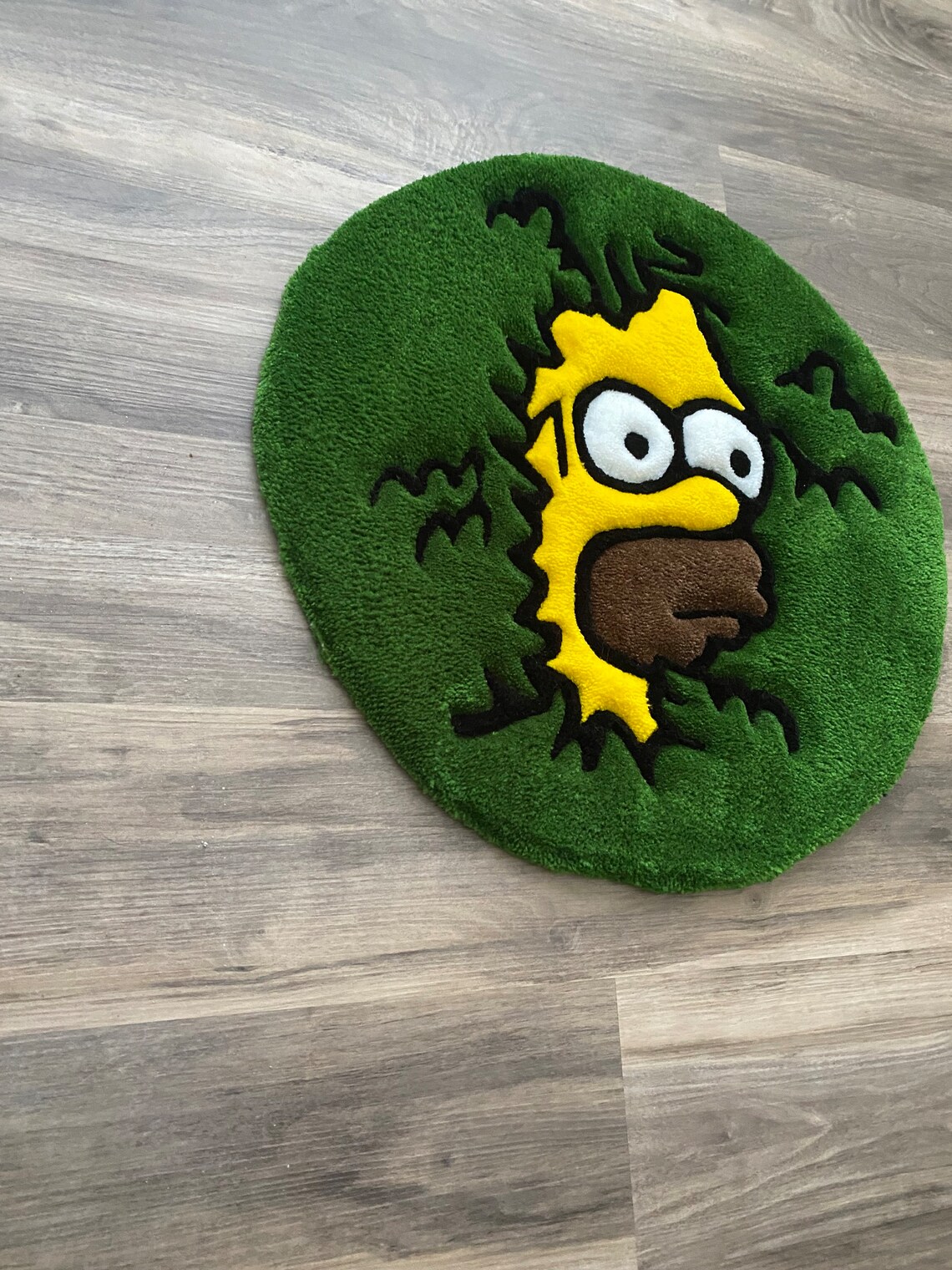 M.T.O Bush Homer Simpson Custom Tufted Rug - Etsy