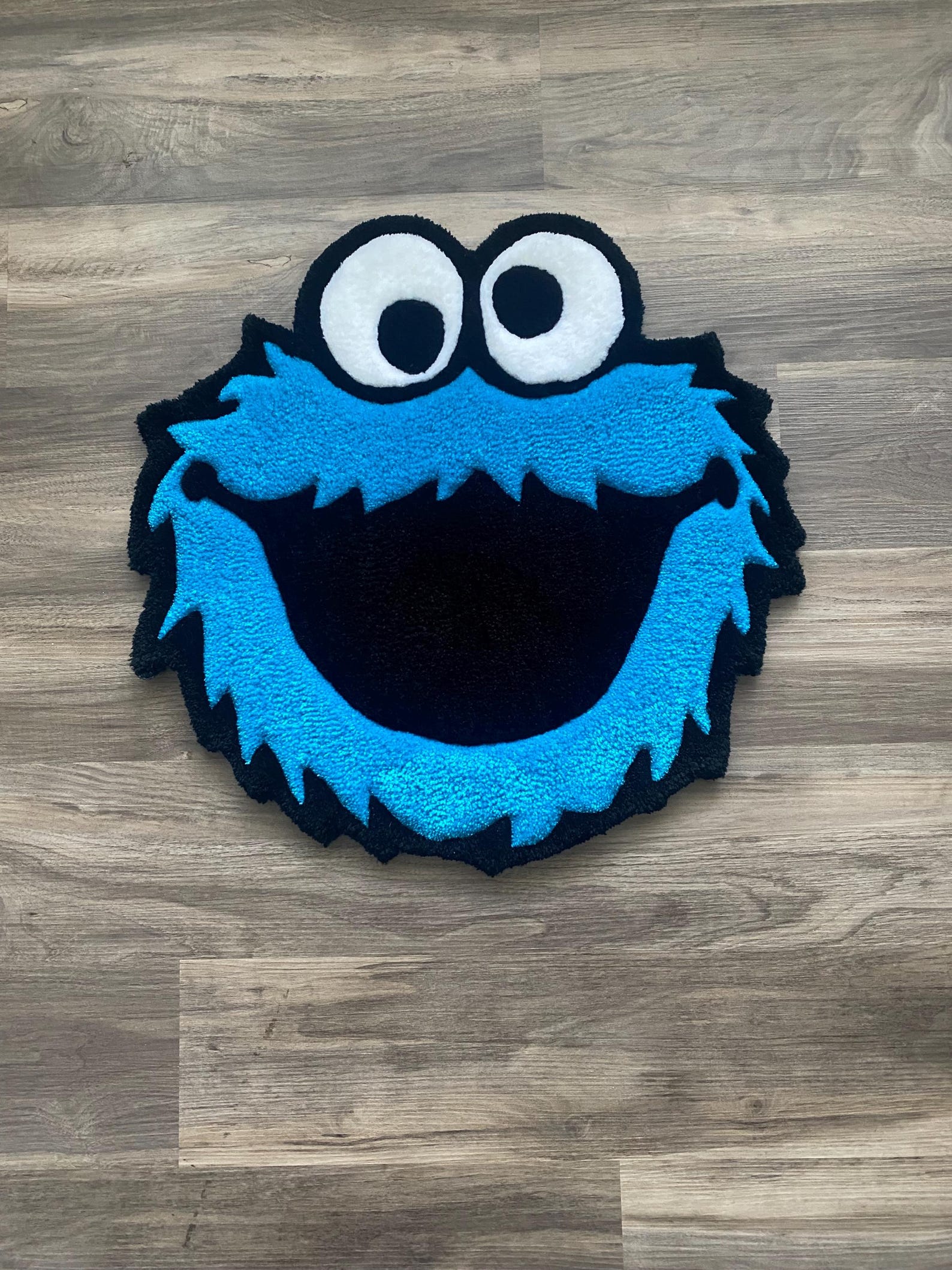 Cookie Monster Custom Tufted Rug - Etsy