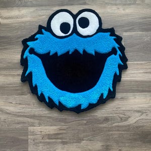 Cookie Monster Custom Tufted Rug - Etsy