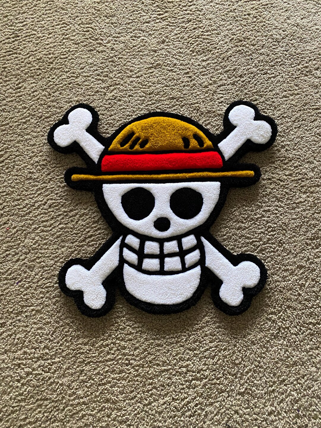 M.T.O Luffy Flag Custom Tufted Rug - Etsy