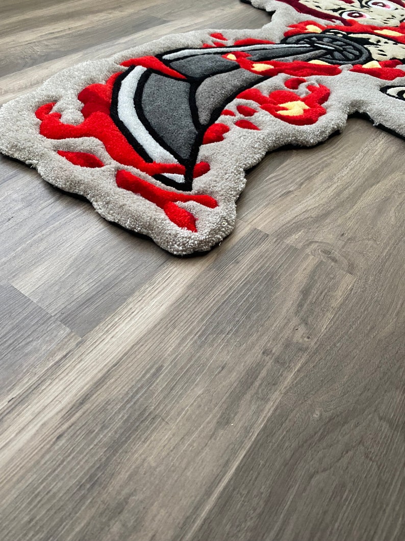 Flame Tanji Custom Tufted Rug - Etsy